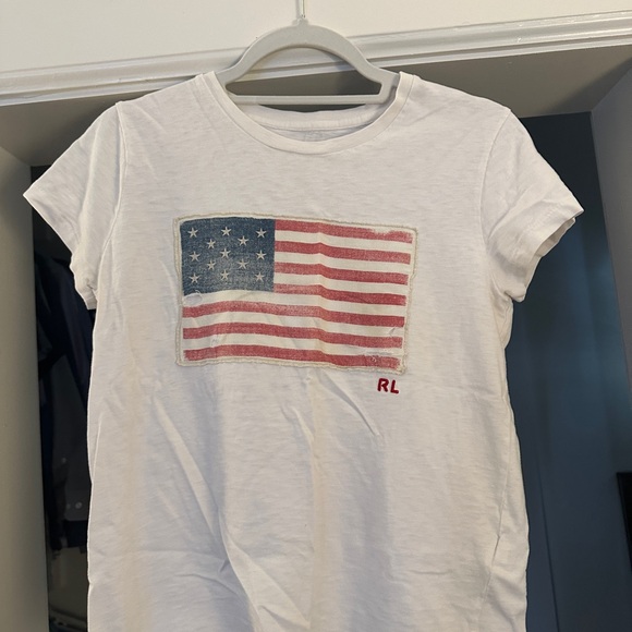 Polo Ralph Lauren | Tops | Ralph Lauren Flag Tshirt | Poshmark